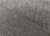 China Stripe Coated Polyester Fabric Mechanical Stretch Cationic For Outdoor Sports Wear for sale