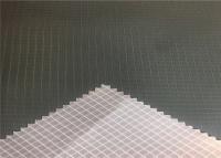 China Ribstop Waterproof Polyester Oxford Fabric Plain Style With TPU White Membrane for sale