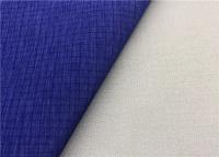 China Ripstop Cationic Super Stretch Fabric Waterproof Membrane Bonding In Dark Blue for sale