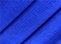 China Ripstop Cationic Super Stretch Fabric Waterproof Membrane Bonding In Dark Blue for sale