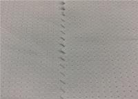 China Grey Color Hole Pattern Breathable Outdoor Fabric 100D +100D * 100D + 100D Yarn Count for sale