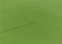 China Comfortableful 100% P Breathable Outdoor Fabric , Green Water Resistant Fabric for sale