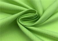 China Comfortableful 100% P Breathable Outdoor Fabric , Green Water Resistant Fabric for sale