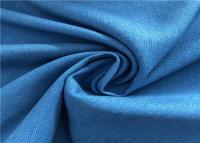 China Blue Twill Fade Resistant Outdoor Fabric Good Color Fastness Breathable For Winter Coat for sale