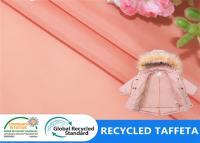 China Jacket Lining 300T Taffeta Recycled Plastic Bottle Fabric for sale
