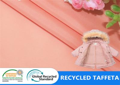 China Jacket Lining 300T Taffeta Recycled Plastic Bottle Fabric for sale