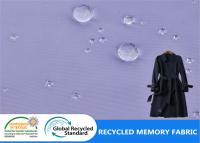 China 75D*150D Recycled PET Memory Fabric For Winter Jacket for sale