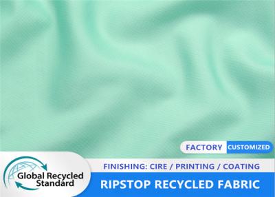 China Waterproof 39GSM 400T Ripstop Recycled Plastic Fabric for sale