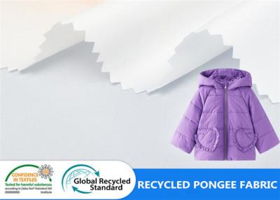 China 50D*50D 72GSM Bags Lining 320T Recycled Pet Fabric for sale