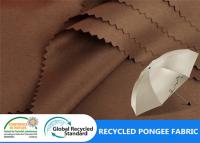 China Umbrella Pongee 190T Polyester Recycled PET Fabric for sale