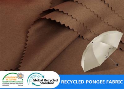 China Umbrella Pongee 190T Polyester Recycled PET Fabric for sale