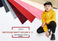China Winter Jacket SGS 380T 100% Recycled Nylon Downproof Fabric for sale