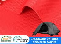 China Recycled PET Jacquard Oxford SGS 198GSM Suitcase Stroller Cloth for sale