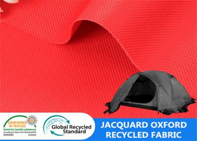 China Recycled PET Jacquard Oxford SGS 198GSM Suitcase Stroller Cloth for sale