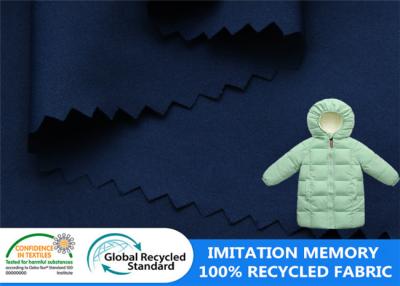 China Waterproof Kids Padded Jacket 100% 50Dx75D Recycled PET Fabric for sale