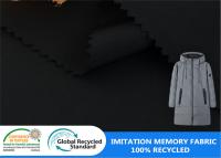 China Thin Stiff Matt Oxford 100% Recycled Polyester From Plastic Bottles Winter Jacket Fabric for sale