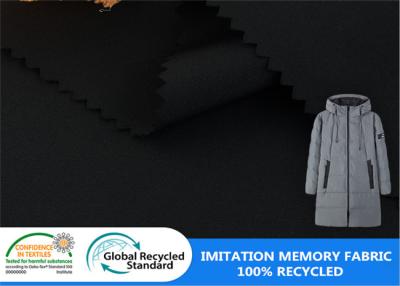 China Thin Stiff Matt Oxford 100% Recycled Polyester From Plastic Bottles Winter Jacket Fabric for sale