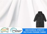 China Mechanical Stretch Waterproof Pongee Padded Polyester 62GSM Down Jacket Fabric for sale