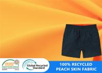 China 100% Recycled PET Twill Peach Skin Waterproof Beach Short Apron Fabric for sale