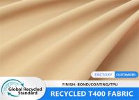 China Recycled PET T400 Polyester Waterproof Eco 50D Winter Jacket Fabric for sale