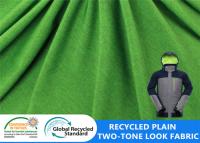 China 100D 100% Recycled Plastic Bottle Fabric Two Tone RPET Jacket waterproof outdoor fabric for sale