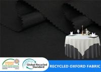 China Polyester Plain 300D Oxford Recycled PET Fabric Tent Tablecloth Bag Fabric for sale