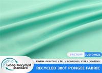 China 30D 380T Taffeta 100% REPREVE Polyester Pongee Bonding Jacket Fabric Material for sale