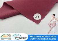China Polyester Spandex Recycled Plastic Bottle Fabric Dobby Sportswear Material Fabric for sale