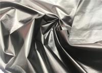 China 100% Nylon Shiny Fabric Material Polyamide Lightweight Cire Fake PU Waterproof Down Jacket Fabric for sale