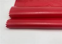 China GRS 100% Recycled Polyamide Nylon Fabric Bright PU Coating Downproof For Winter Jacket for sale