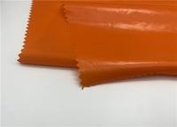 China 100 Recycled Material 380T Bright PU Coated Windproof Nylon Taffeta Fabric For Down Jacket for sale