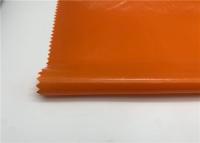 China 100 Recycled Material 380T Bright PU Coated Windproof Nylon Taffeta Fabric For Down Jacket for sale