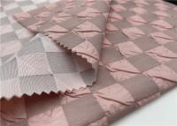 China 380T FD 100% Recycled Nylon Wrinkle Fabric Lightweight Down Jacket Fashion Design Fabric for sale