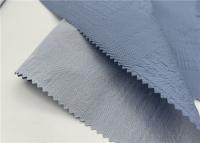 China 20D Nylon 100% Recycled Wrinkle Fabric Bonding  Fashion Design Down Jacket Fabric for sale