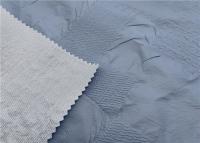 China 20D Nylon 100% Recycled Wrinkle Fabric Bonding  Fashion Design Down Jacket Fabric for sale