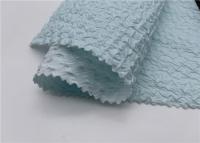 China 100% Recycled 380T Nylon Wrinkle Double Layer Fabric Bonding 3D Design Down Jacket Fabric for sale