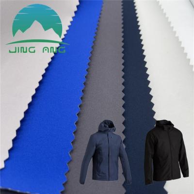 China 100% Polyester 3 Layer Super Stretch Fabric Bonding For Hiking Jackets for sale