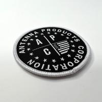 China Custom Handmade Border Washable Iron On Patches Clothing National Flag Patch for sale