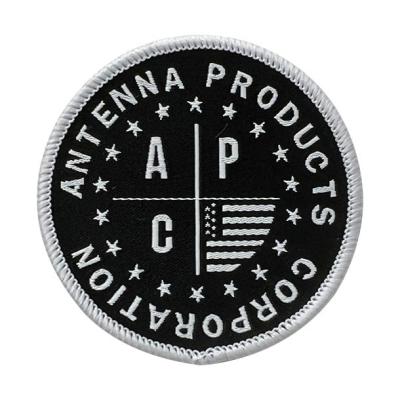China Custom Handmade Border Washable Iron On Patches Clothing National Flag Patch for sale