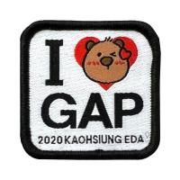 China Custom Iron On Woven Patches 100 PCS MOQ Polyester Yarn for Garment Bags Shoes for sale