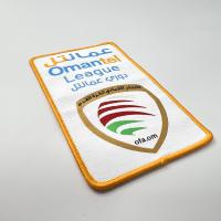 China Custom Language Embroidered Letter Patch Sew On Embroidery Patches for sale