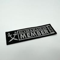 China Personalized Custom Embroidered Patches Iron On Backing Twill Cotton Material for sale