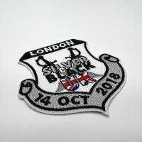 China Custom Woven Patch Hook and Loop Laser Cut Embroidery Patches for Clothing 50pcs for sale