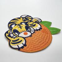 China Custom Embroidered Patch Iron On Stick On Backing Washable Clothing Badge 3D Embroidery for sale