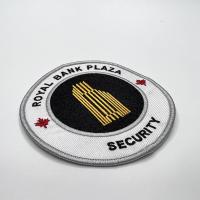 China Special Logo Custom Embroidery Patch 12 Colors Round Circle Eco Friendly for sale