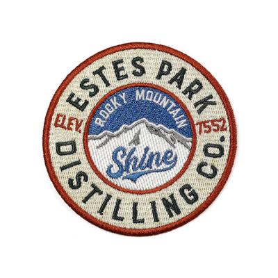 China Custom Embroidered Patches Iron On for Clothing BSCI Certified 50 Million Patches for sale