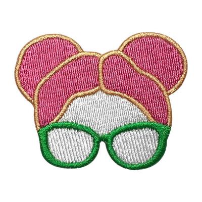 China Custom PMS Color Embroidery Patches 3-10cm BSCI Certified Iron On Embroidered Patch for sale