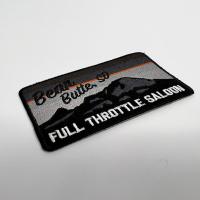 China Graduated Colour Iron On Embroidery Patch Eco Friendly Nature Decorating Patches for sale