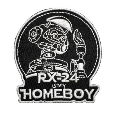China Custom Embroidery Iron On Patches Carton Car Design Washable Reusable 100 Pcs MOQ for sale