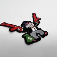 China Custom 3D Embroidery Badges for Kids Apparel PMS Colors Garment Decoration 100pcs MOQ for sale